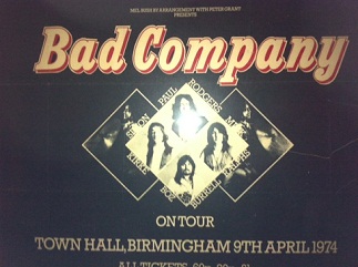 Bad Company First gigs Newcastle March 1974 | Vintagerock's Weblog.