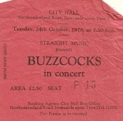 The Buzzcocks Newcastle gigs 1978 and 1979 | Vintagerock's Weblog.