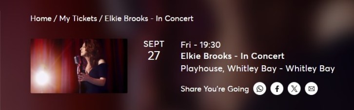 Elkie Brooks The Long Farewell Tour Whitley Bay Playhouse 27 September 2024 | Vintagerock's Weblog.